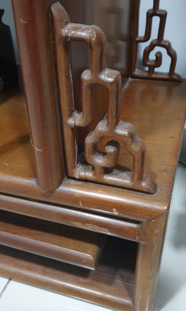 Chinese antique wooden display rack, Furniture & Home Living, Home ...