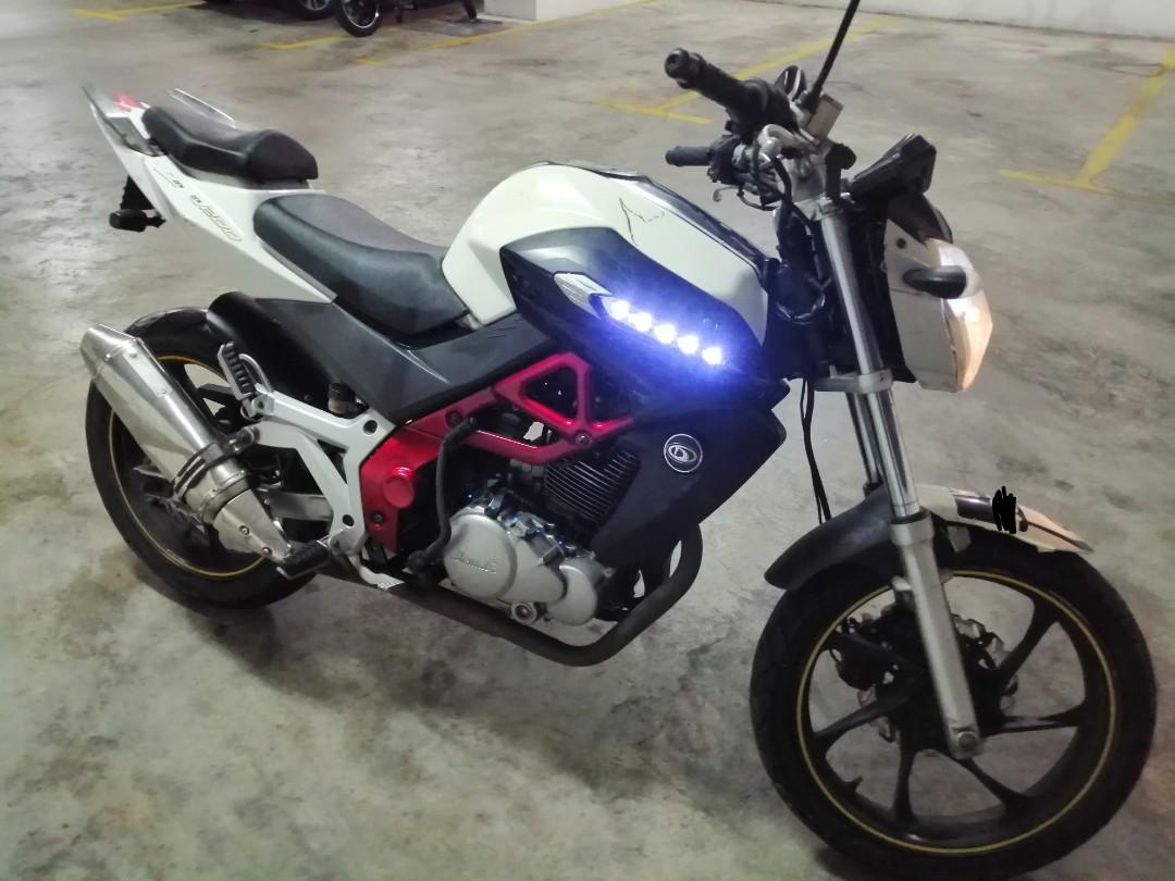 Dzm 200 cc motorbike urgent sale, Motorbikes on Carousell