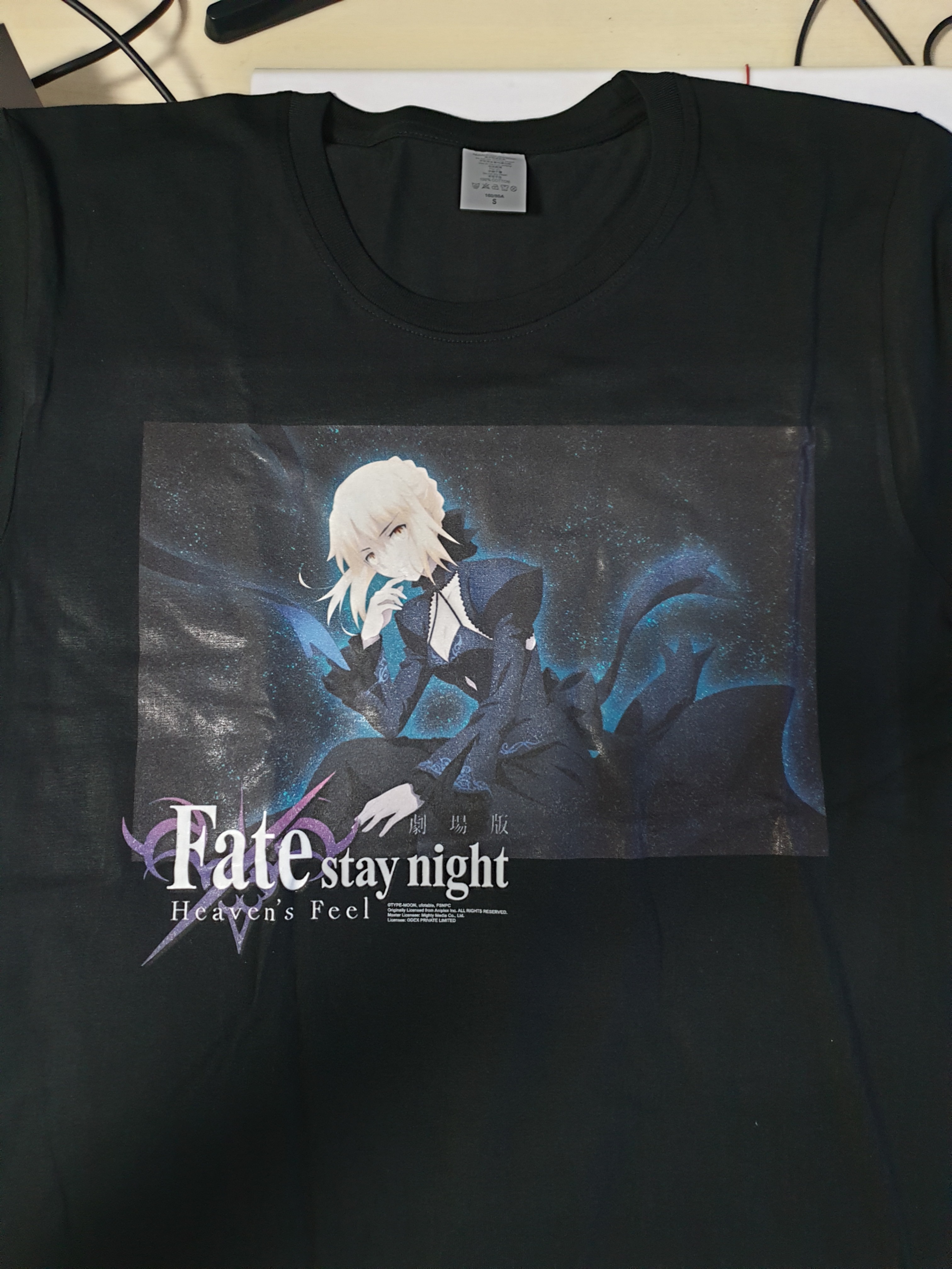 Fate stay night heaven's feel lost butterfly saber alter t shirt ...