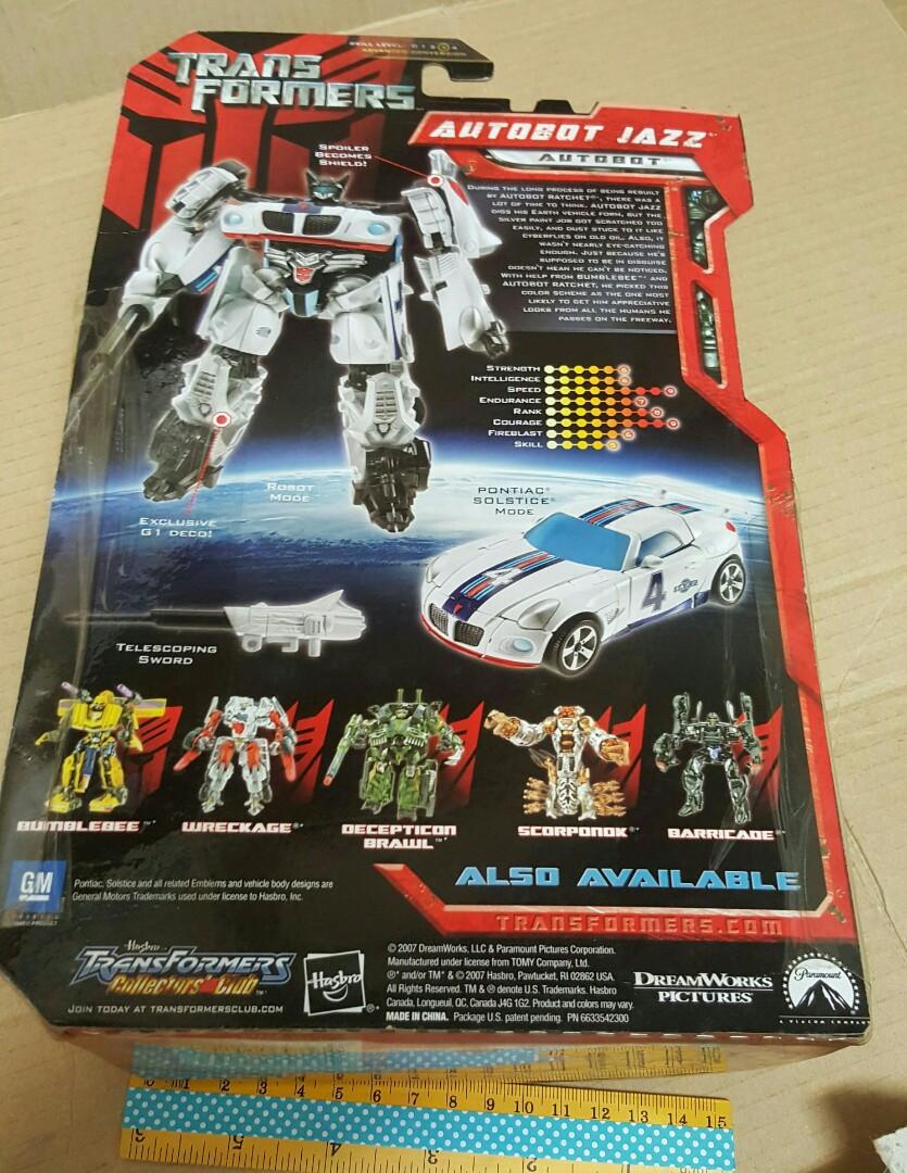 Autobot Jazz Transformers Movie Automorph Tech, Hobbies & Toys, Toys & Games on Carousell