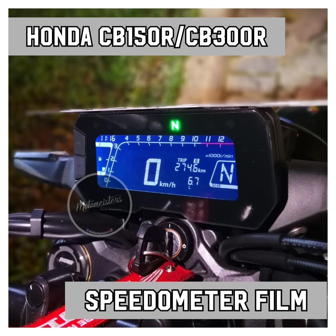 Honda CB150R/CB300R Speedometer Film, Motorcycles, Motorcycle ...