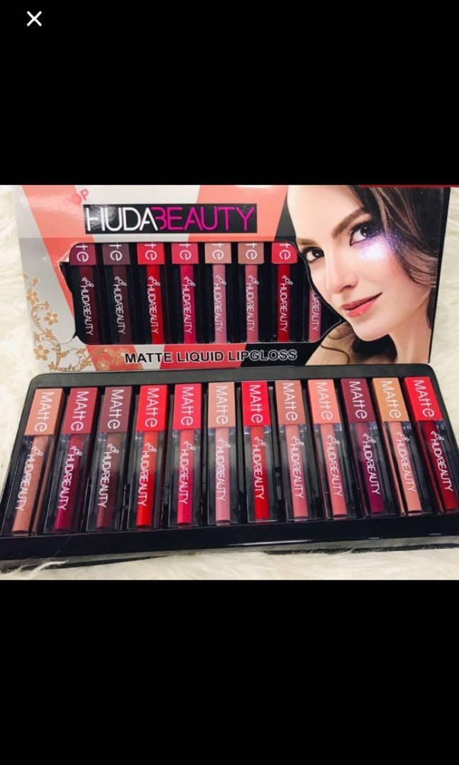 Instock - Huda beauty Pop matte Lispticks set, Beauty & Personal Care ...