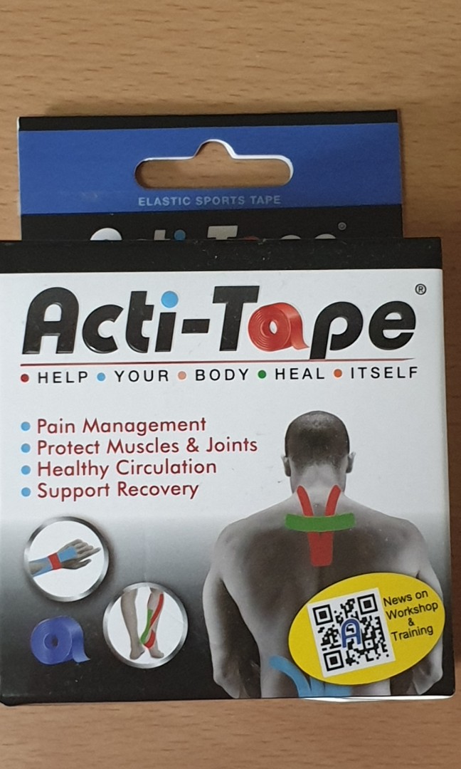 Kinesiology Tape - Acti Tape (free insole Womens 7-8), Sports Equipment ...