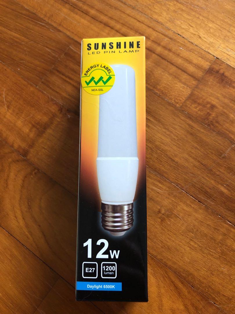 LED Pin Lamp 12W, Furniture & Home Living, Lighting & Fans, Lighting on Carousell