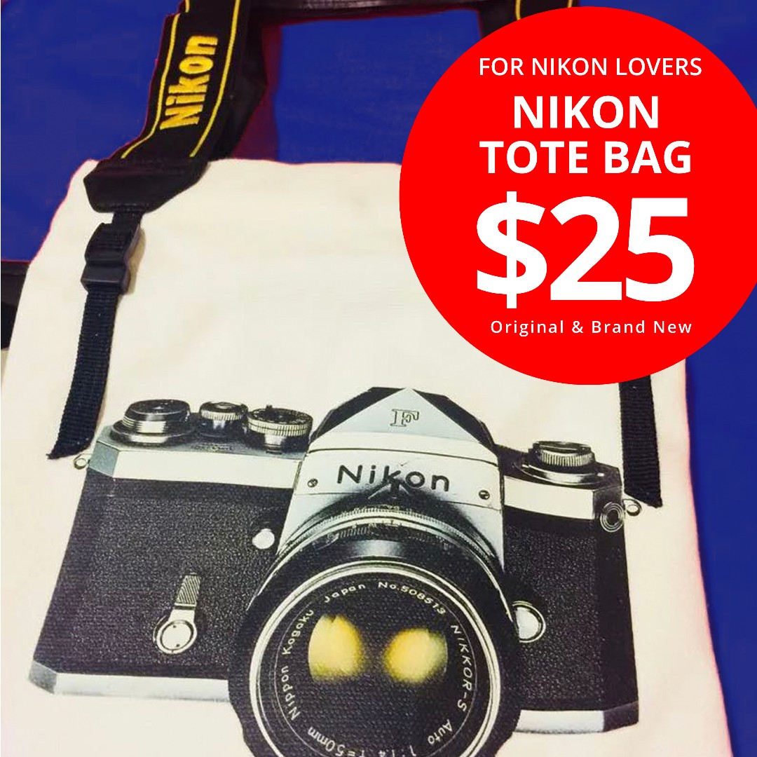 LIMITED EDITION Nikon 100th Anniversary Tote Bag, Photography ...