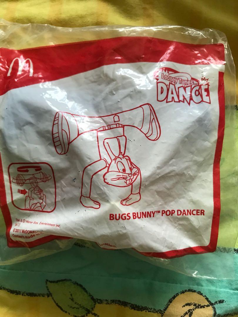 McDonald’s Happy Meal Toy collectible. Looney Tunes Dance. Bugs Bunny ...