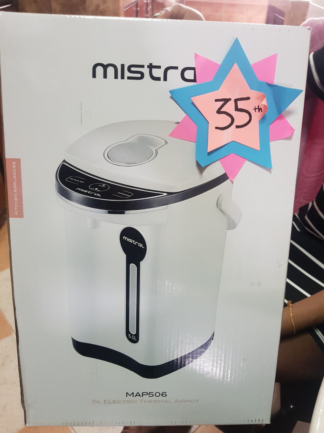 Mistral Thermal Flask, TV & Home Appliances, Kitchen Appliances, Water ...