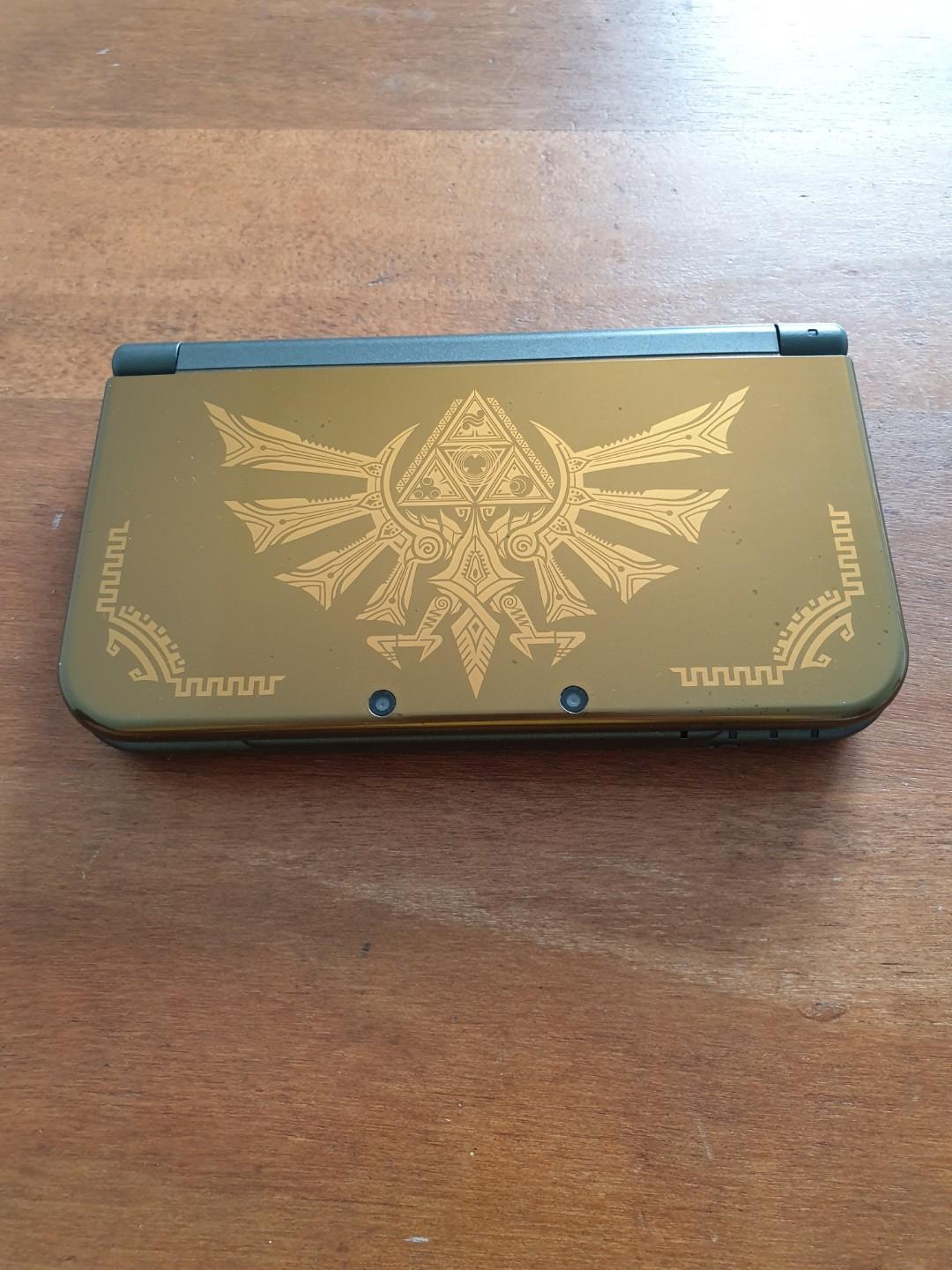 New 3DS XL Hyrule edition with Pokemon Sun and Monster Hunter ...