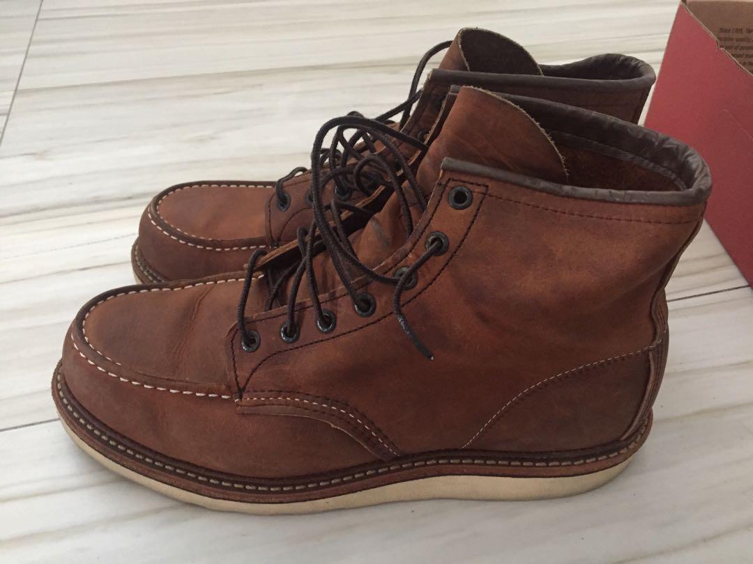 Red Wing 1907 classic moc, Men's Fashion, Footwear, Boots on Carousell
