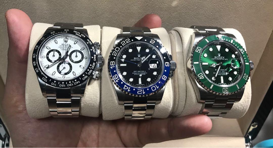 Rolex Daytona GMT Submariner (Land Air Sea), Luxury, Watches on Carousell