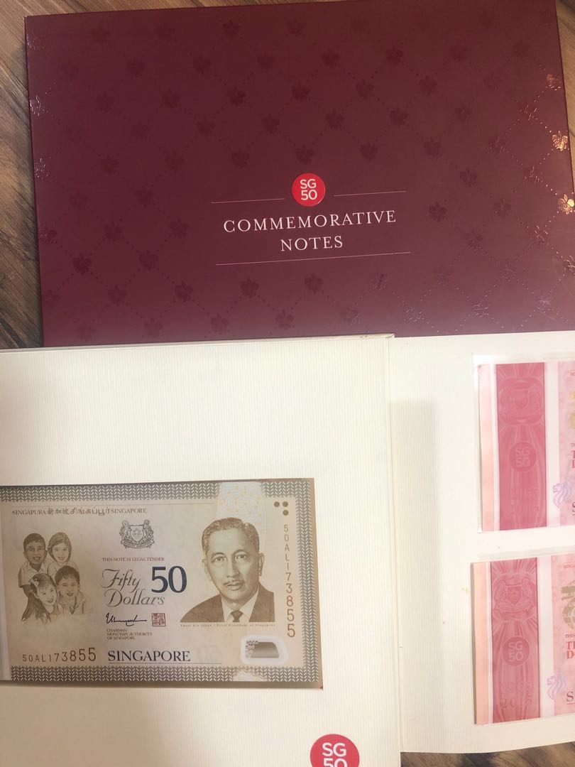 SG50 Notes, Hobbies & Toys, Memorabilia & Collectibles, Currency on ...