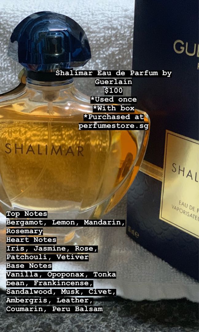 Shalimar 90ML, Beauty & Personal Care, Fragrance & Deodorants on Carousell