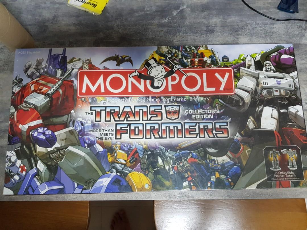 Transformer Monopoly (collector's edition), Hobbies & Toys, Toys ...