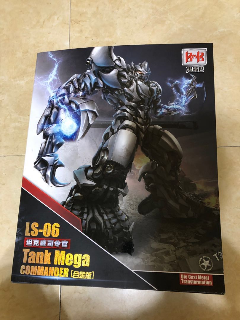 Transformers LS-06 Black Mamba Megatron (aka Tank Mega Commander ...