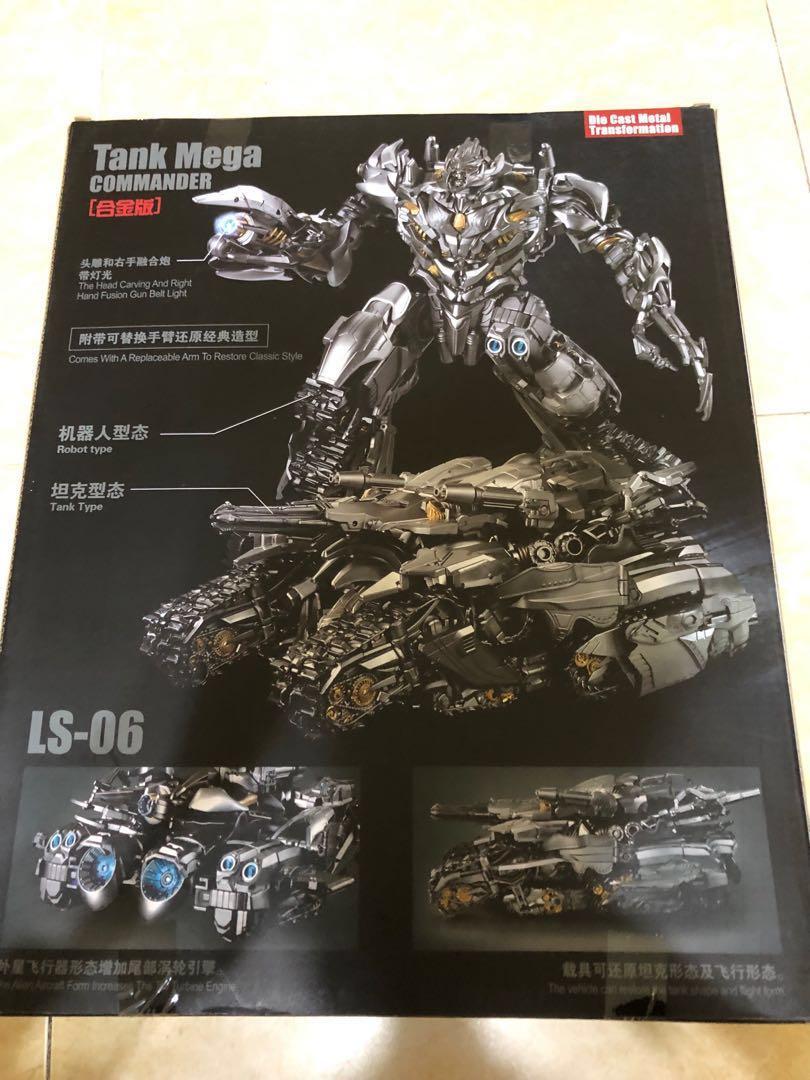 Transformers LS-06 Black Mamba Megatron (aka Tank Mega Commander ...