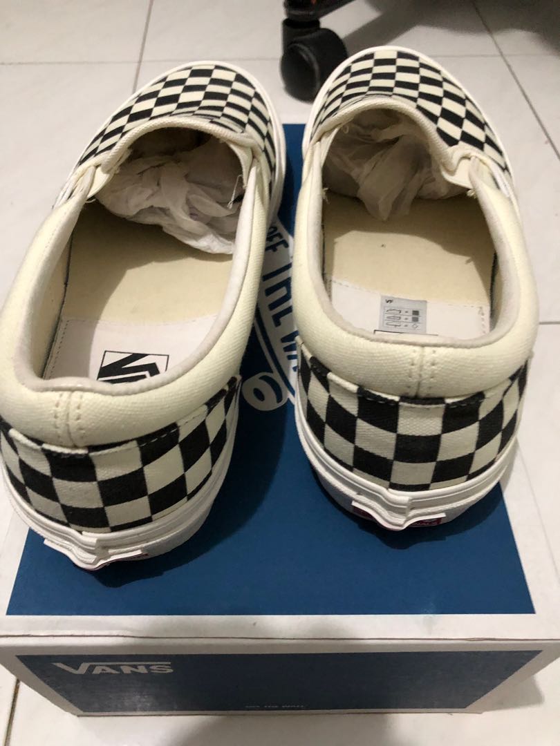 Vans Vault OG slip on checkered, Men's Fashion, Footwear, Dress Shoes ...