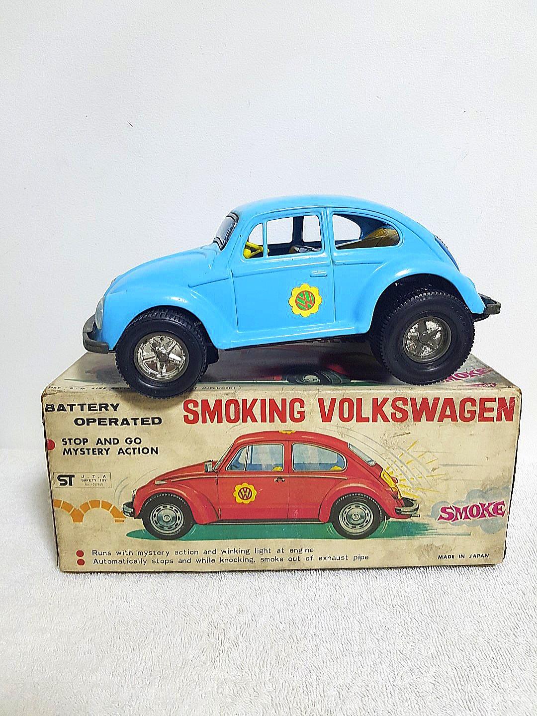 Vintage Aoshin VW Beetle Tin Toy, Hobbies & Toys, Toys & Games on Carousell