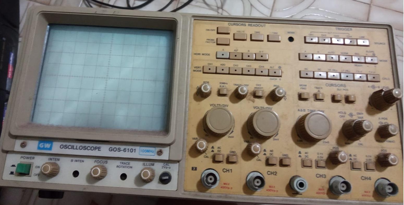 Vintage GW INSTEK GOS-6101 100MHz Analog Oscilloscope, Computers & Tech ...