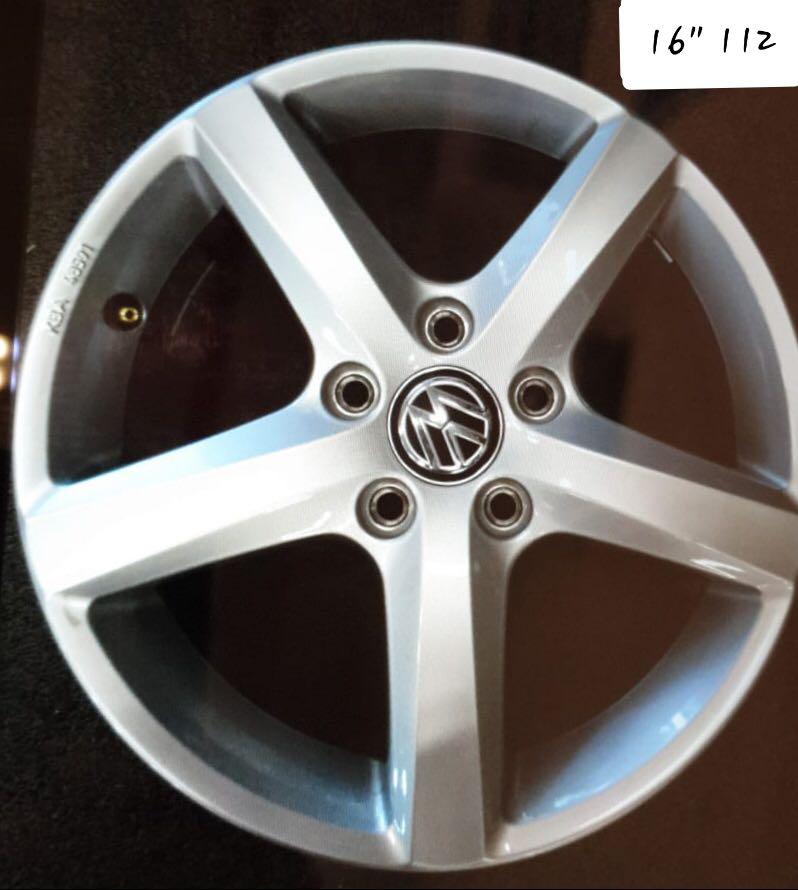 Volkswagen Rims, 16 Inch, Original, Car Accessories, Tyres & Rims on ...