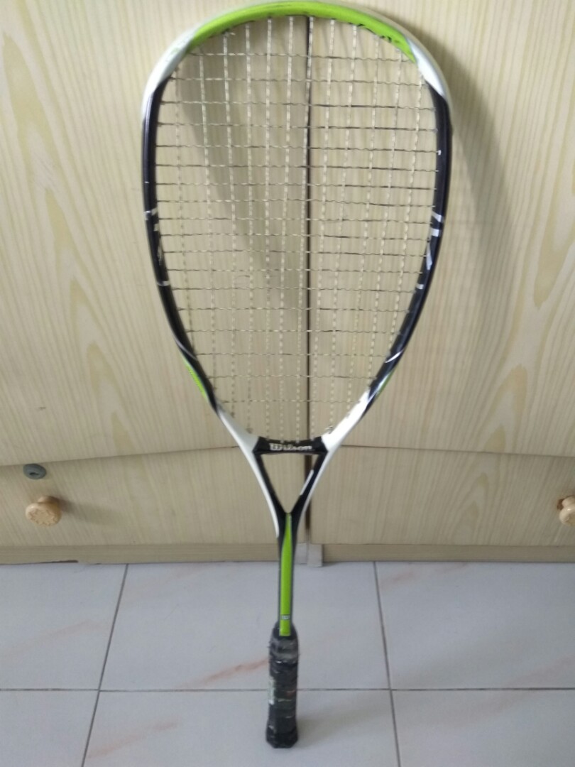Wilson k factor squash racket 135g, Sports Equipment, Sports & Games ...