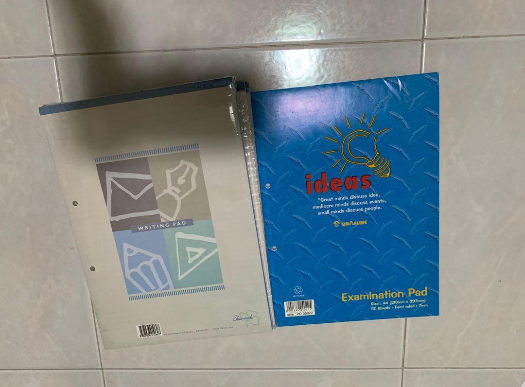 A4 Foolscap paper lined, Hobbies & Toys, Stationery & Craft, Stationery ...