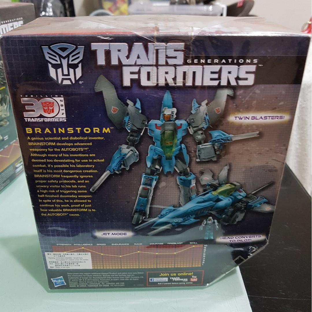 BIB Voyager class Transformers Generations - Brain Storm ( Rare ...