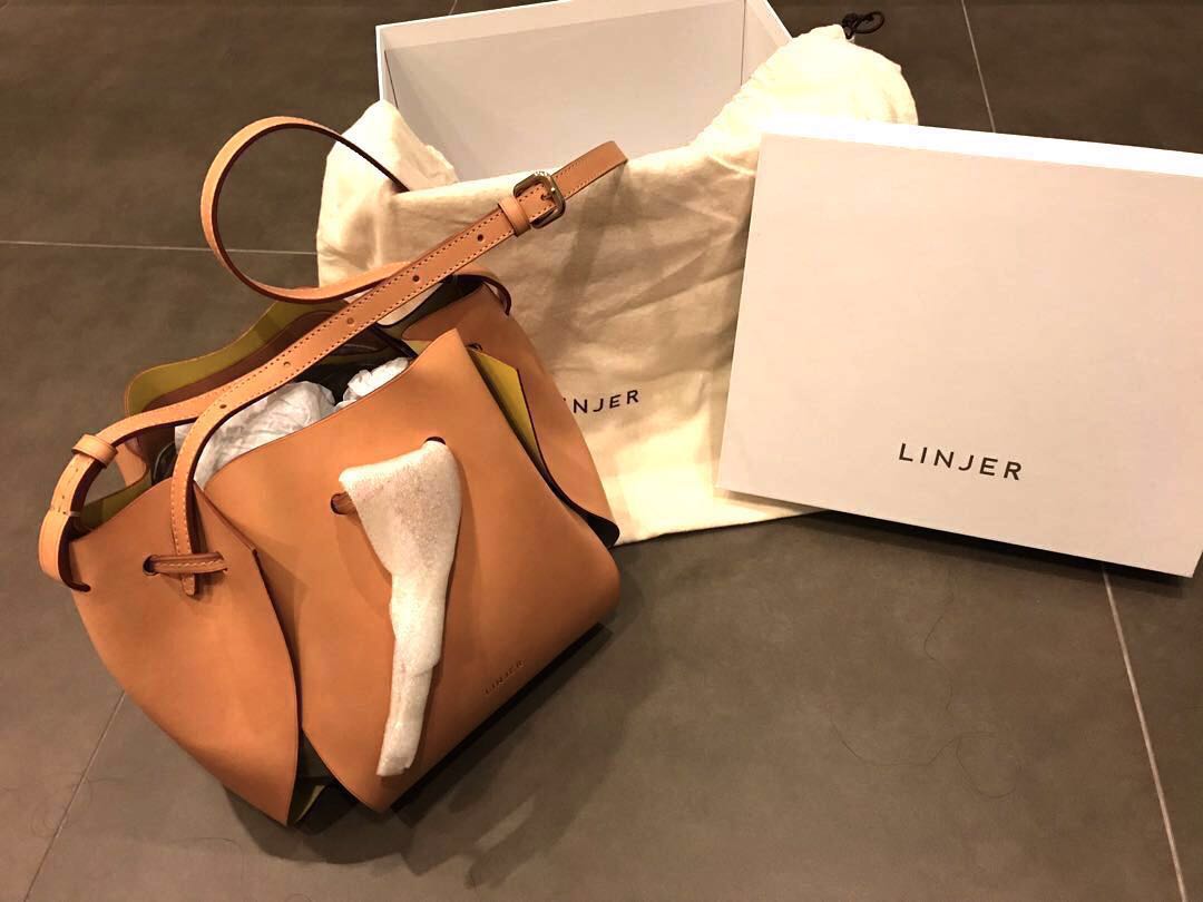 *Brand New* Linjer - The Tulip Bag in Natural/Yellow, Luxury, Bags ...