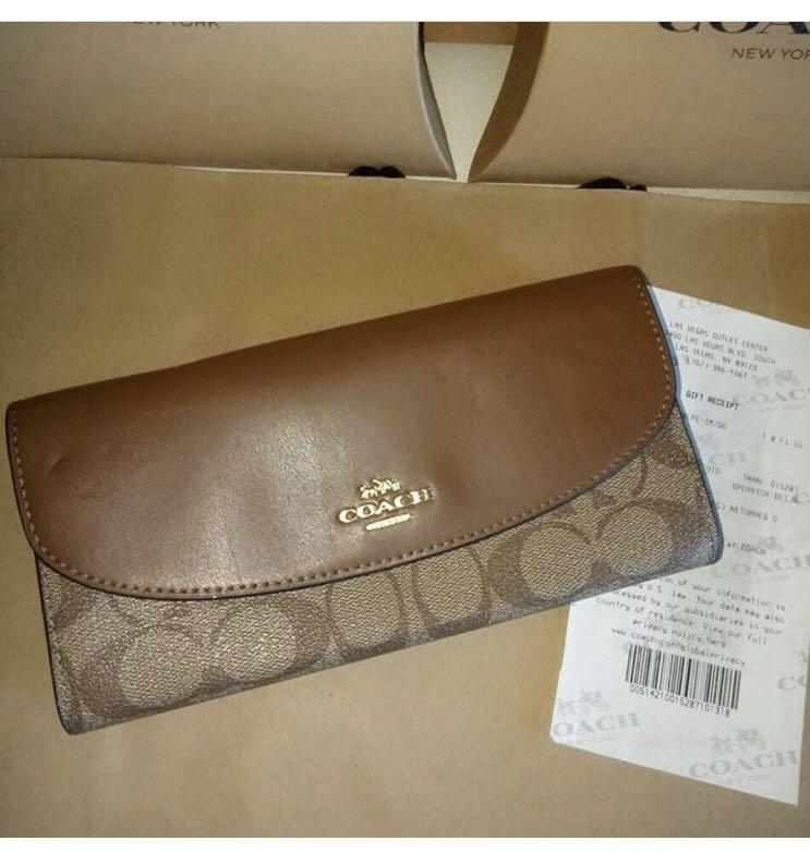 Coach large envelope wallet, Women's Fashion, Bags & Wallets, Wallets ...
