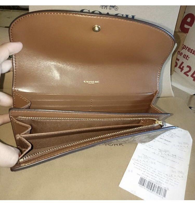 Coach large envelope wallet, Women's Fashion, Bags & Wallets, Wallets ...