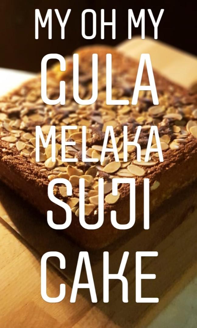 Gula Melaka Suji / Sugee Cake, Food & Drinks, Homemade Bakes on Carousell