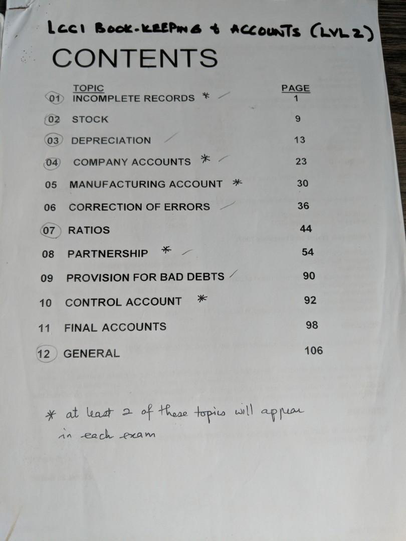 H2 Principle Of Accounting(POA) Bundle Notes for Alevel, Hobbies & Toys ...