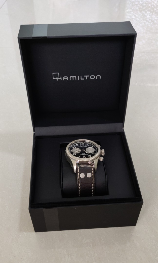 Hamilton Khaki field H60416533 automatic watch with black strap, Mobile ...