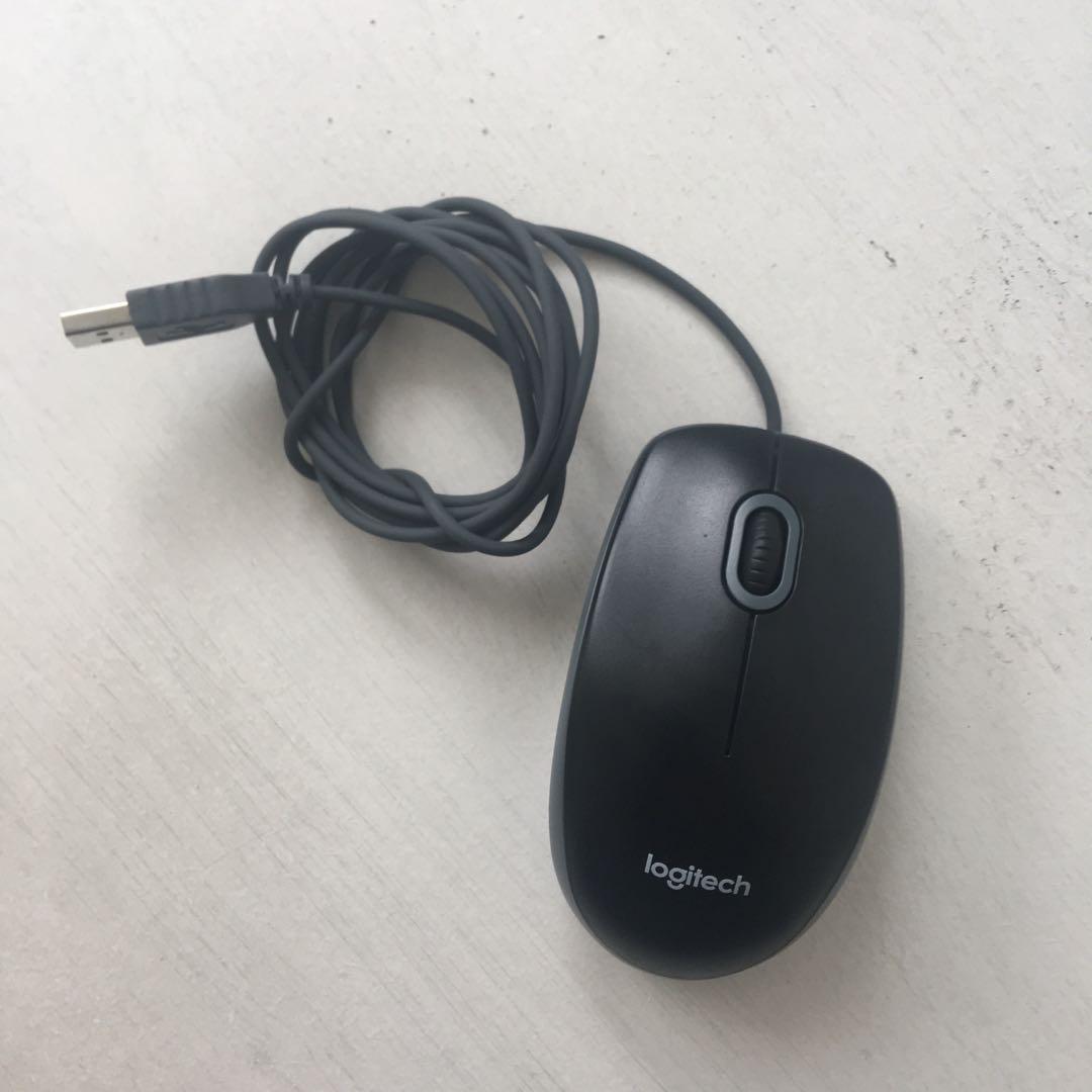 Logitech Wired Optical Mouse And Keyboard Computers And Tech Parts And Accessories Mouse