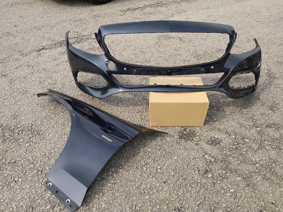 Mercedes Benz AMG C350 (W205) Fron bumper and fender LH., Auto ...