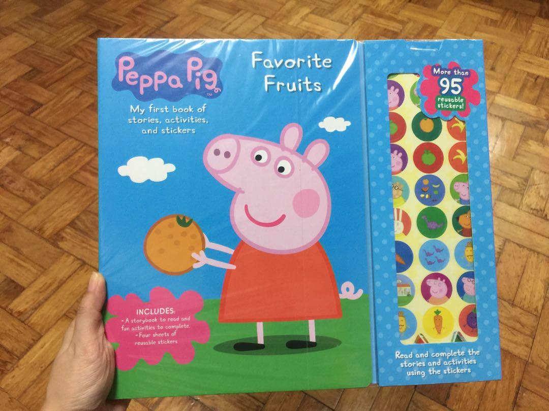PEPPA PIG BOOK OF STORIES, ACTIVITIES, & STICKERS, Hobbies & Toys ...