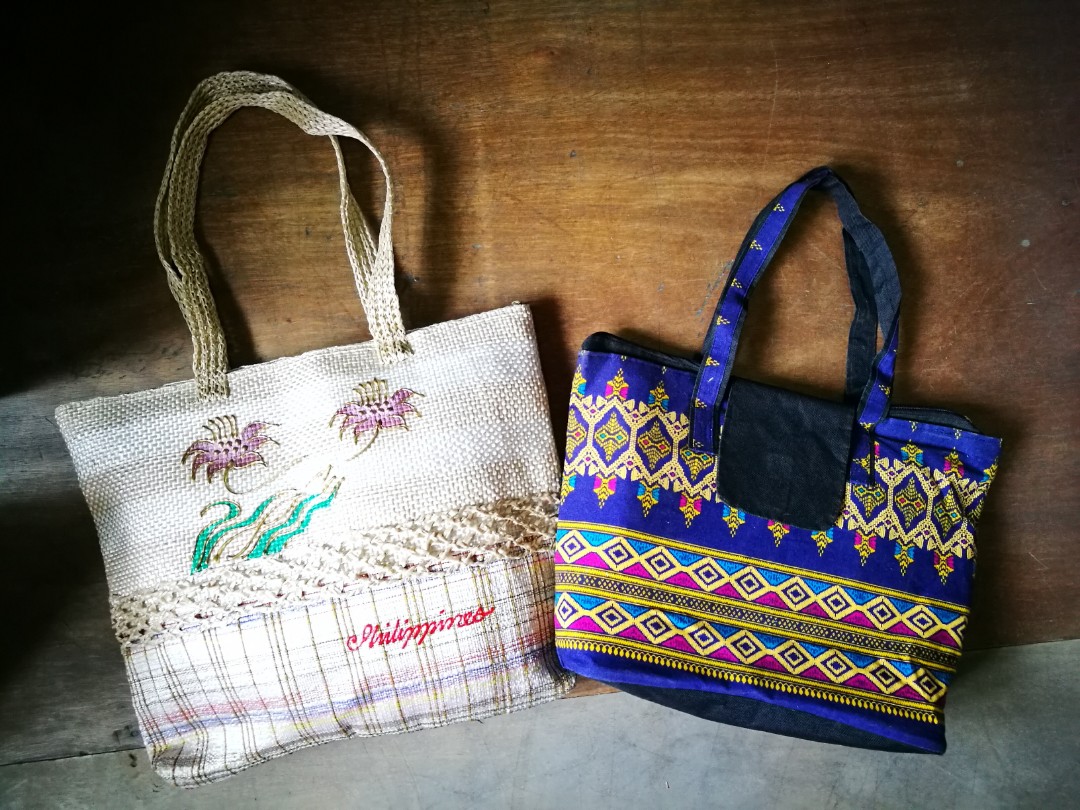 Philippine made large shoulder bags #buytakeone, Women's Fashion, Bags ...