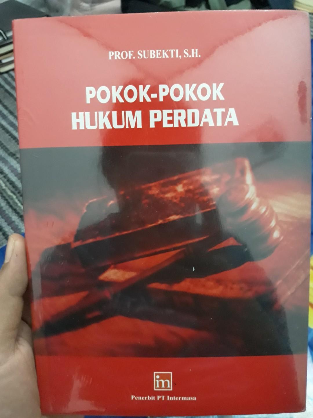 Prof. Subekti pokok-pokok Hukum Perdata, Buku & Alat Tulis, Buku di ...