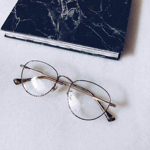 Round Tortoise Shell Gold Frames, Women's Fashion, Watches ...
