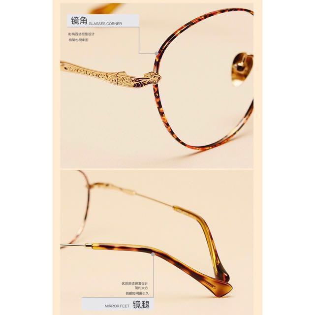 Round Tortoise Shell Gold Frames, Women's Fashion, Watches ...