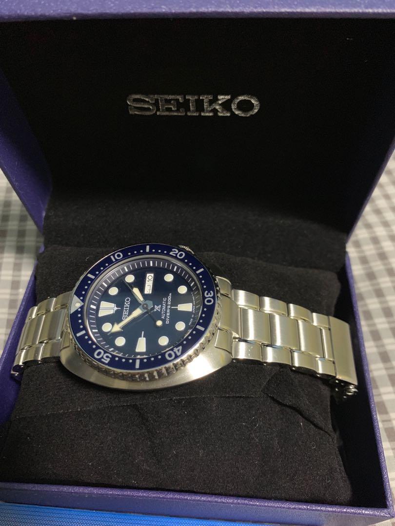 Seiko Turtle Blue, Luxury, Watches on Carousell