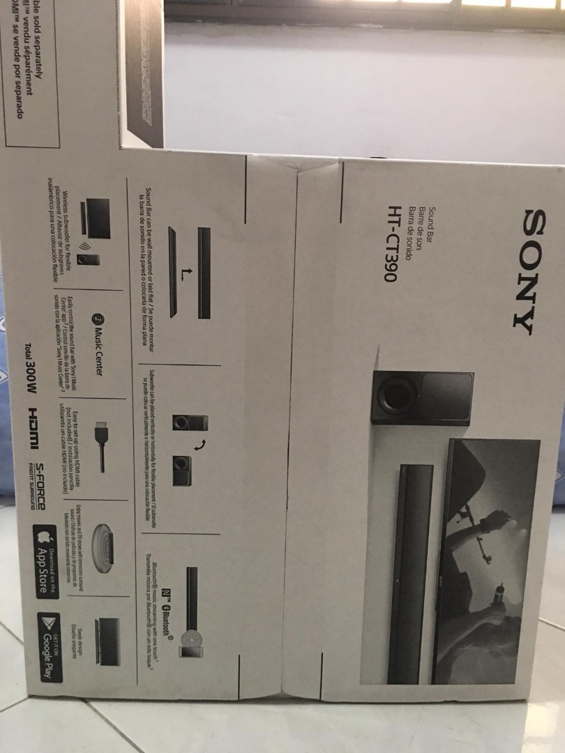 Sony HT-CT 390 soundbar, Audio, Soundbars, Speakers & Amplifiers on ...
