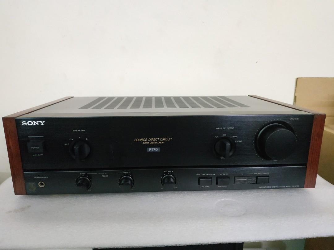 (not available) Sony TA-F170 stereo integrated amp, Audio, Portable ...