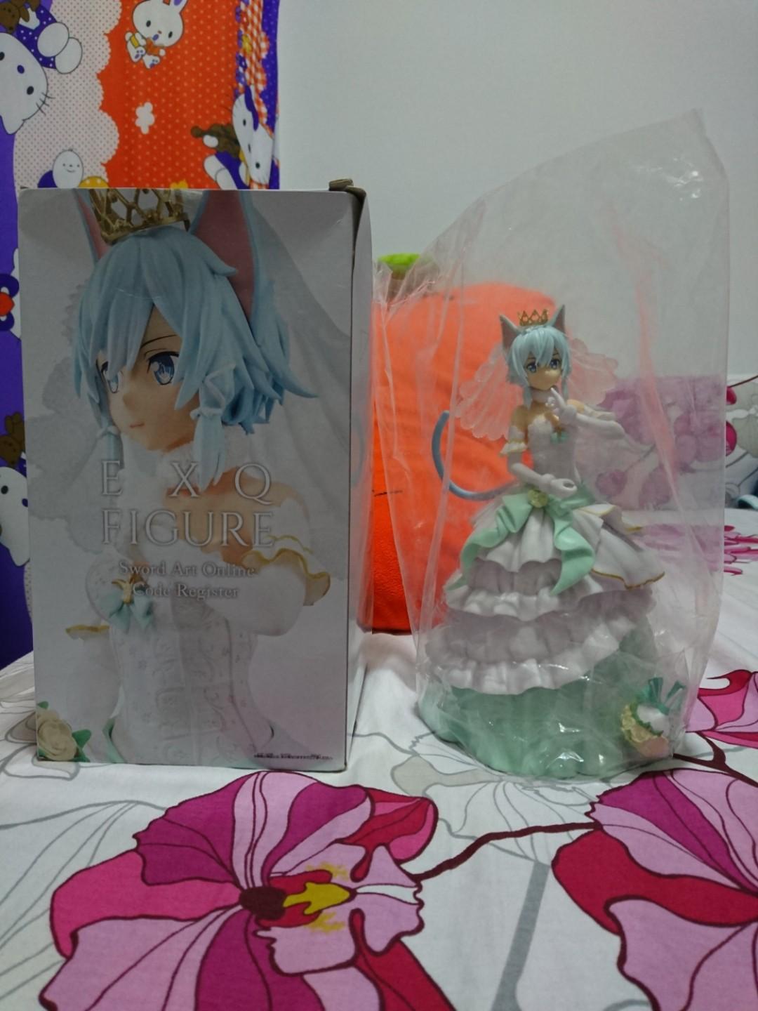 Sword Art Online Code Register - EXQ Figure Wedding Sinon, Hobbies ...