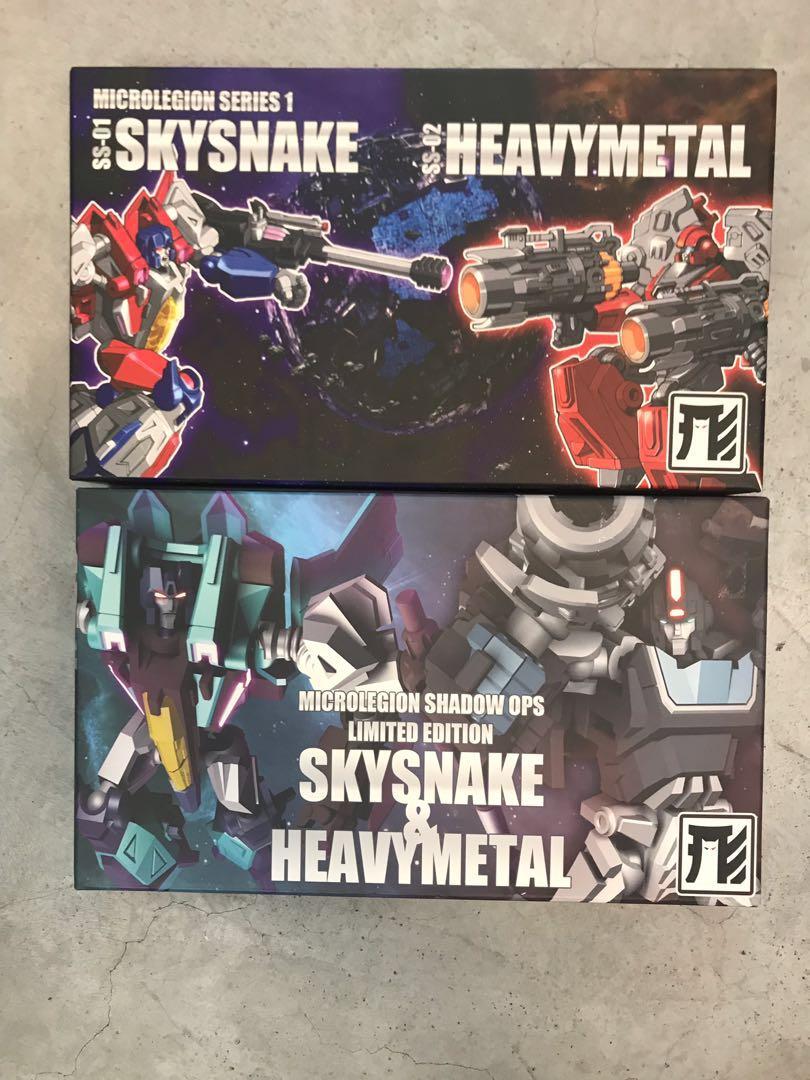 Transformer SS01 SkySnake and SS02 Heavymetal limited edition set ...