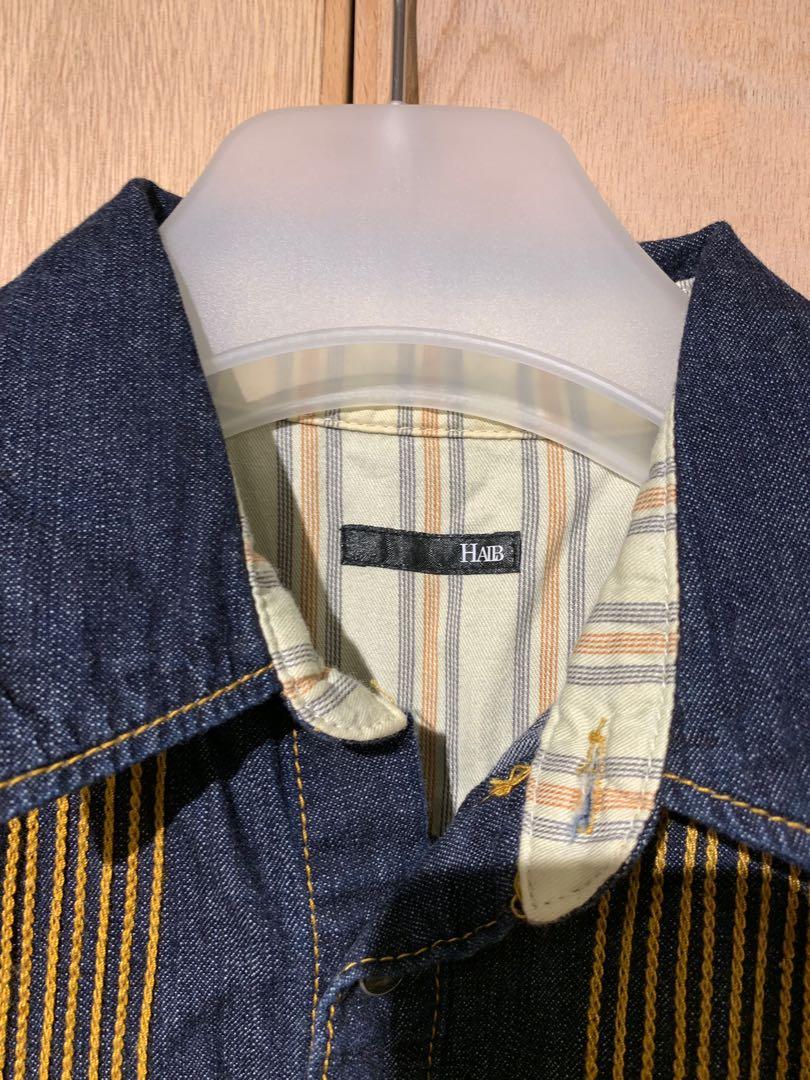 Used Halb denim shirt made in Japan RRL, 男裝, 外套及戶外衣服 - Carousell