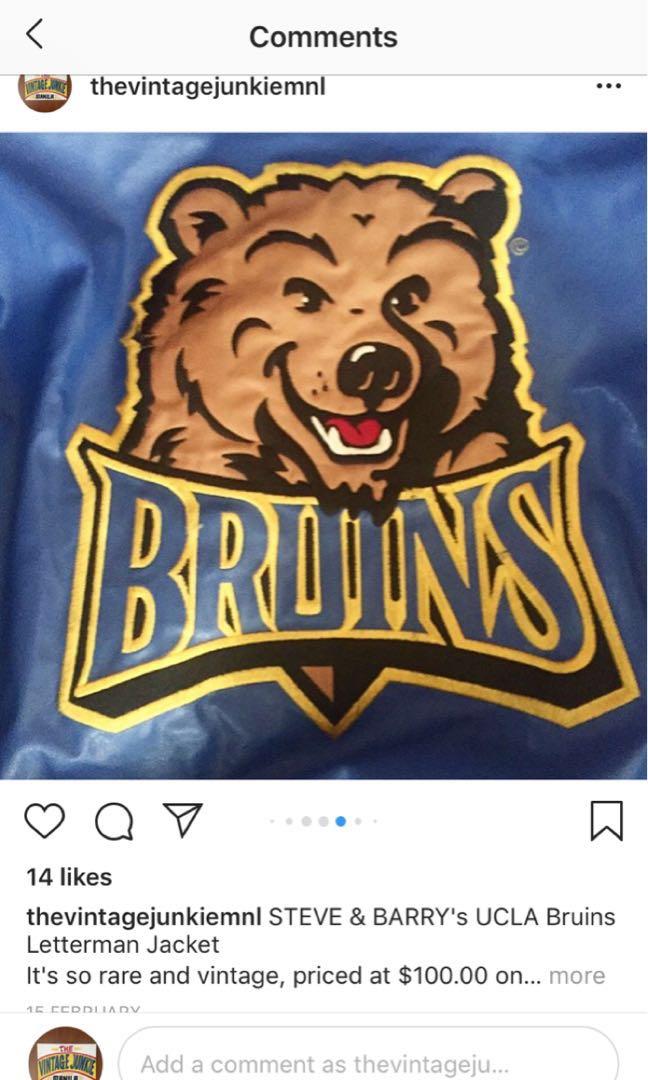 Vintage UCLA Bruins Letterman Jacket, Men's Fashion, Coats, Jackets and ...