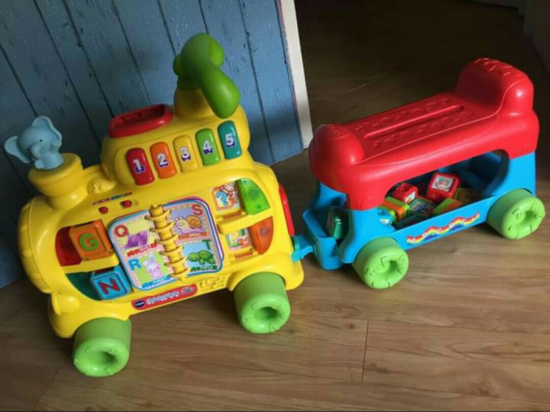 Vtech sit to stand ultimate alphabet train, Babies & Kids, Infant ...
