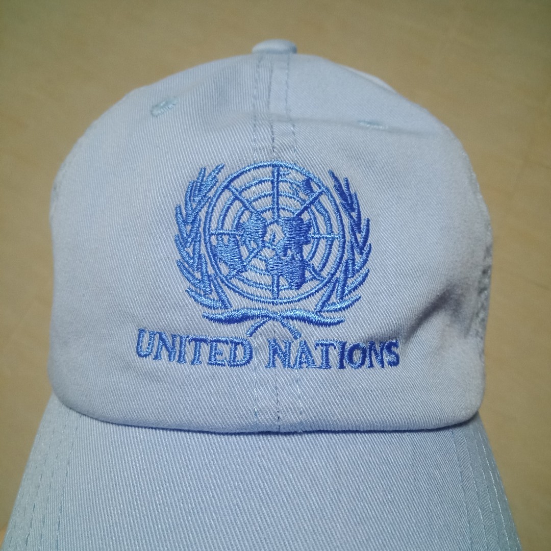 AUTHENTIC United Nations Logo Cap, Men's Fashion, Watches & Accessories ...