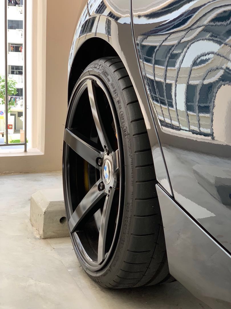 BMW rim Staggered 19 inch, Car Accessories, Tyres & Rims on Carousell