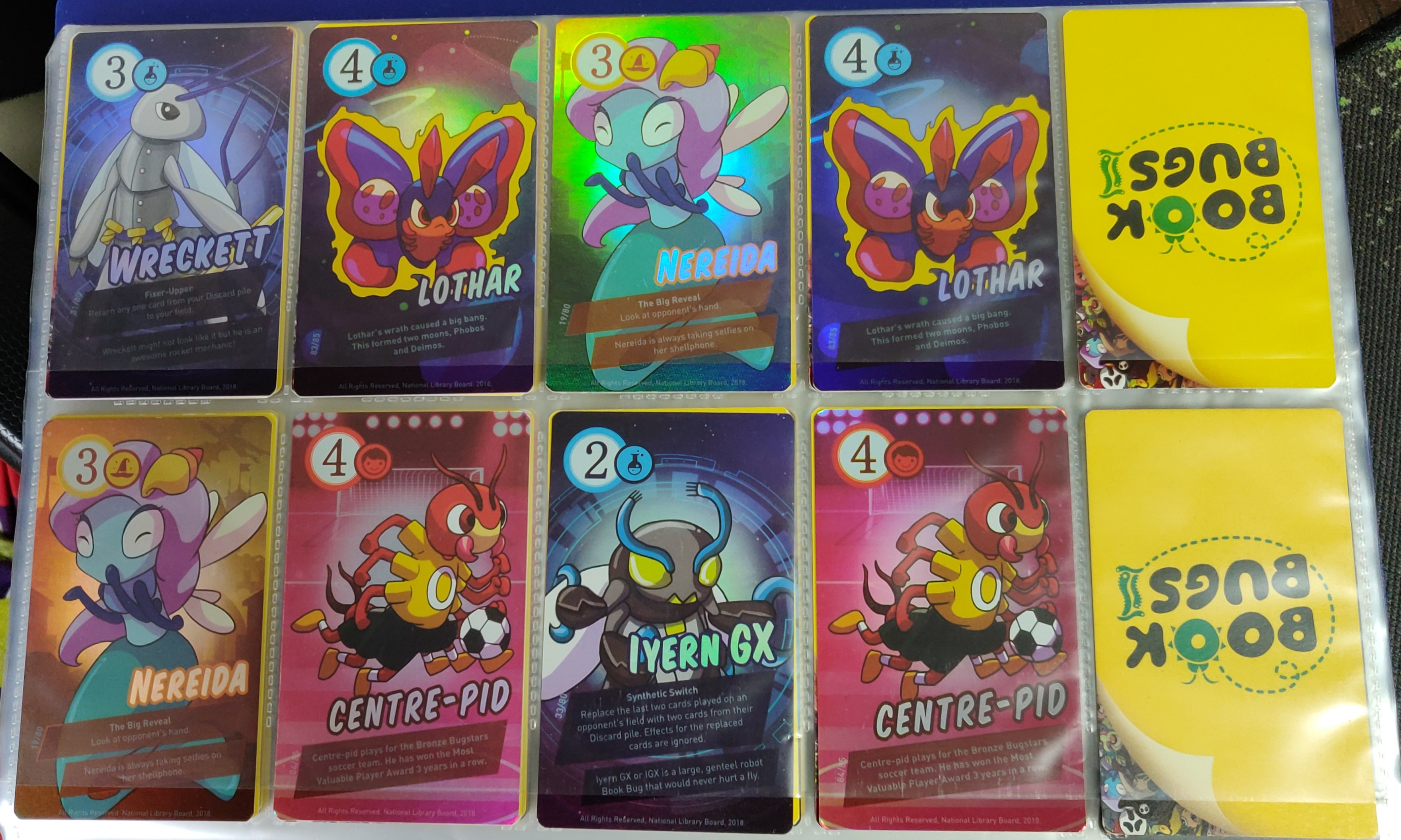 Book Bugs 2 cards, Hobbies & Toys, Toys & Games on Carousell